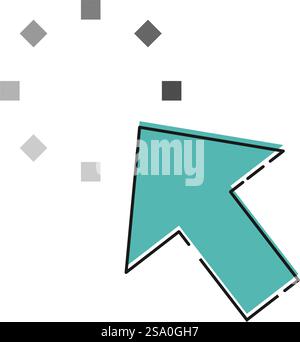 Pointer Selection Cursor Access Connection Networking Concept Stock ...