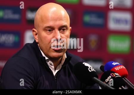 Arne Slot manager of Liverpool during the Premier League match ...