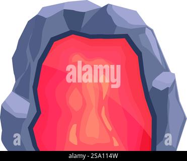 dimension magic door portal cartoon vector illustration Stock Vector ...