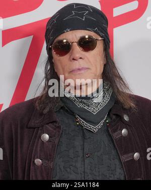 Native Wayne arrives at the BECOMING LED ZEPPELIN Los Angeles Premiere ...