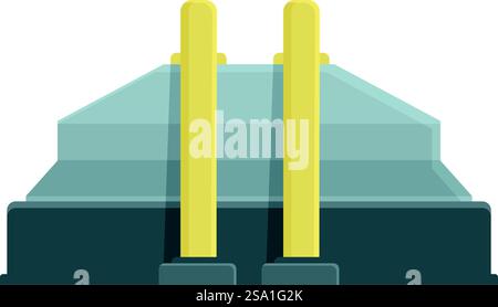 Eco rood roll icon cartoon vector. Process mill house. Business machine ...