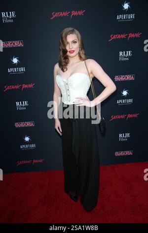 Hayley Griffith at the 'Satanic Panic' film premiere, Los Angeles, USA ...