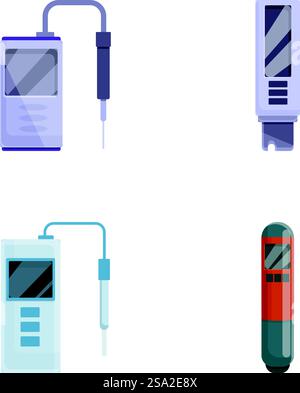 probe ph meter cartoon vector illustration Stock Vector Image & Art - Alamy