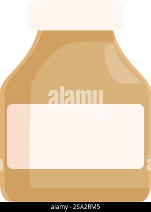 Botox bottle vial icon cartoon vector. Medicine treatment. Drug inject ...