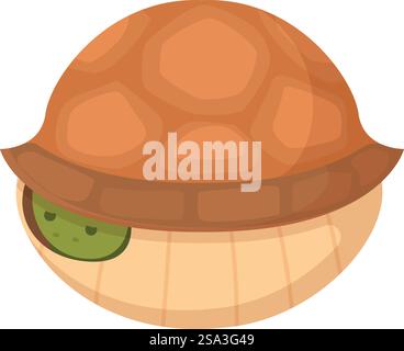 Turtle peeking out of its shell Stock Photo - Alamy