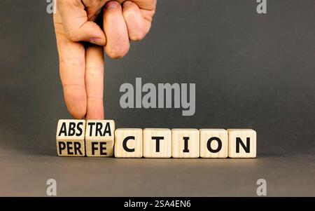 Perfection or abstraction symbol. Concept words Perfection Abstraction ...