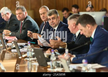 Bucharest, Romania. 28th Jan, 2025: Daniel David, the Romanian Minister ...