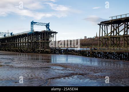 A gap in the historic industrial structure of Dunston Staithes ...