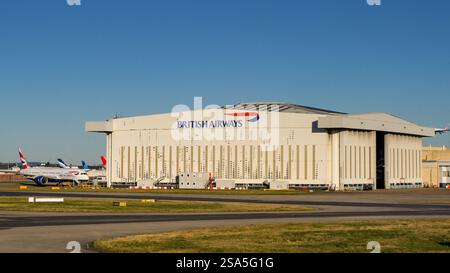 London, England, UK - 3 January 2025: British Airways Boeing 787 jet ...