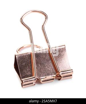 Binder clip isolated on white background Stock Photo - Alamy