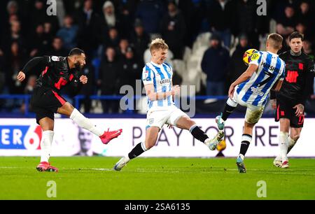 Birmingham City's Keshi Anderson (left) and Peterborough United's ...