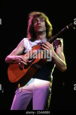 Steve Howe of the band YES in concert in 1981 Credit: MPIRR/ MediaPunch ...