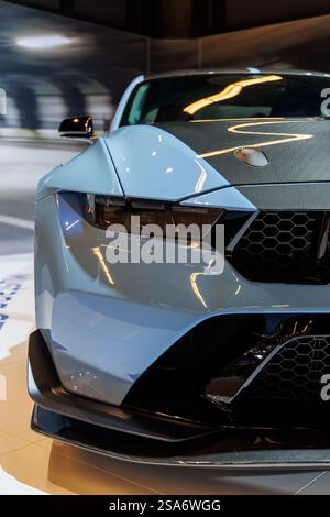 Montreal, Canada - Circa 2025: 2025 Ford Mustang GTD front side profile ...