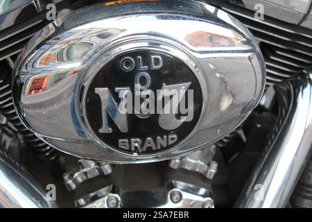 Motorcycles at the Prowl in Bisbee Arizona Stock Photo - Alamy