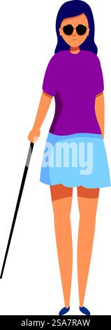 cartoon woman wearing sunglasses Stock Vector Image & Art - Alamy