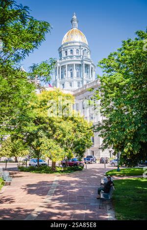 Closing Era statue, State Capitol Building, Denver, Colorado, United ...