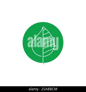 Leaf logo vector template element symbol design Stock Vector Image ...