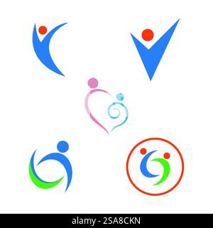 Healthy Life Logo template vector icon Stock Vector Image & Art - Alamy