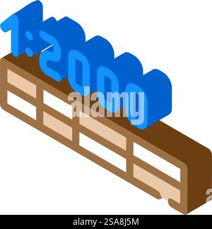 architectural scale drafter color icon vector. architectural scale ...