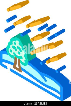 meteor shower space exploration icon doodle illustration Stock Vector ...