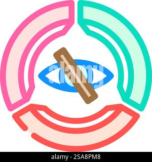 color accessibility ux ui design line icon vector illustration Stock Vector Image & Art - Alamy