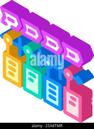 user journey map ux ui design icon doodle illustration Stock Vector ...