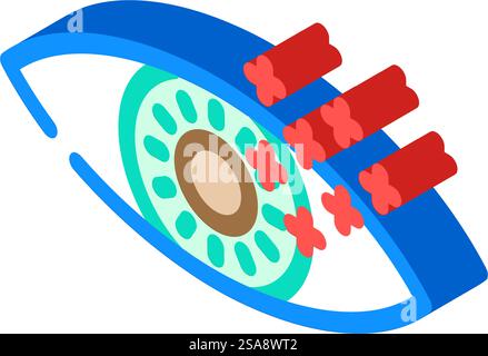 eye tracking ux ui design glyph icon vector. eye tracking ux ui design ...