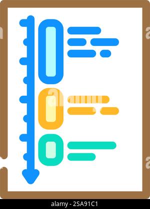 deep work time management icon color illustration Stock Vector Image ...