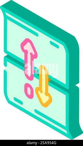 scroll hijacking ux ui design color icon vector. scroll hijacking ux ui design sign. isolated ...