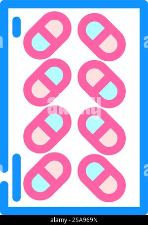 over counter otc medications color icon vector illustration Stock ...
