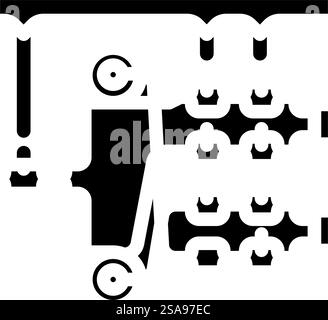 photonics quantum technology glyph icon vector illustration Stock ...