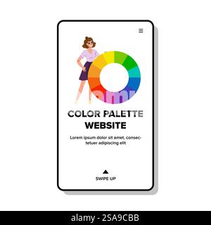 hue color palette website vector Stock Vector Image & Art - Alamy