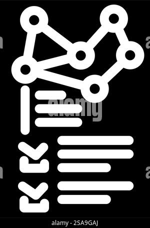 requirement gathering analyst glyph icon vector illustration Stock ...