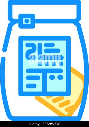 class physical evidence crime icon doodle illustration Stock Vector ...