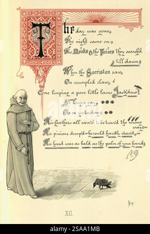 Illustration for The Jackdaw of Rheims a humorous narrative poem ...