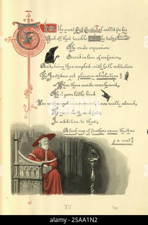 Illustration for The Jackdaw of Rheims a humorous narrative poem ...