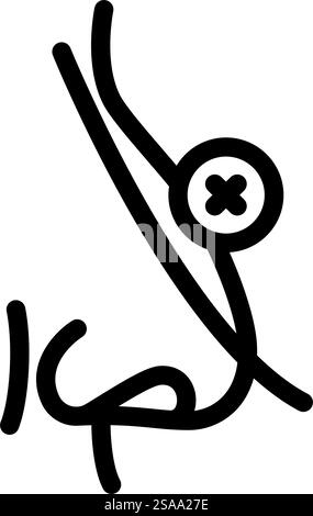 rhinoplasty surgery hospital line icon vector illustration Stock Vector ...