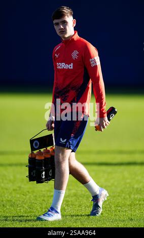 Rangers' Findlay Curtis during a training session at the Rangers ...
