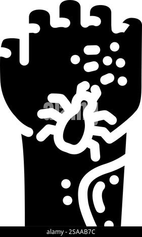 bites stings household injury accident line icon vector. bites stings ...