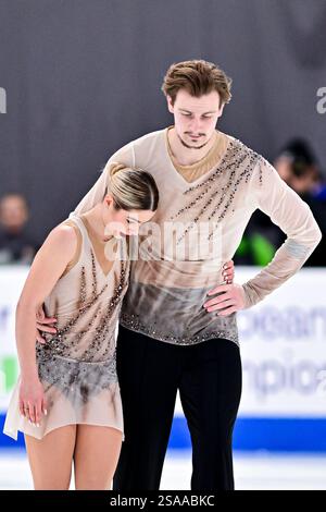 Sofia HOLICHENKO & Artem DARENSKYI (UKR), during Pairs Short Program ...