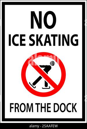 No Ice skating Sign Stock Vector Image & Art - Alamy