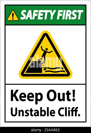 Safety First Sign Keep Out Hazardous Voltage Inside, Could Cause Death ...