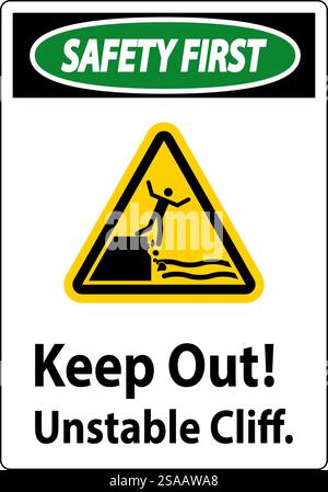 Safety First Sign Keep Out Hazardous Voltage Inside, Could Cause Death ...