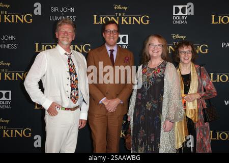 Rob Minkoff and Guests arrives at The Lion King' film premiere at Dolby ...