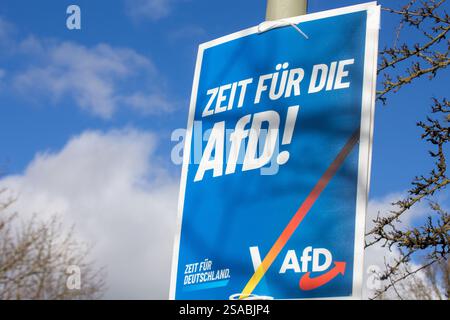 Mutterstadt: AfD election poster with the inscription ZEIT FÜR DIE AFD ...