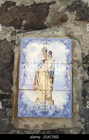 Drawings on the wall of the church of St. Columbanus in Carnac from the ...