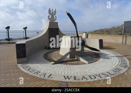 Sikorski Monument in Gibraltar Stock Photo - Alamy