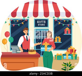 store vector illustration Stock Vector Image & Art - Alamy