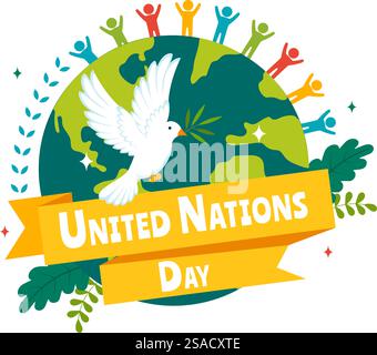 October 24 United nations day. Vector image of united nations day Stock ...