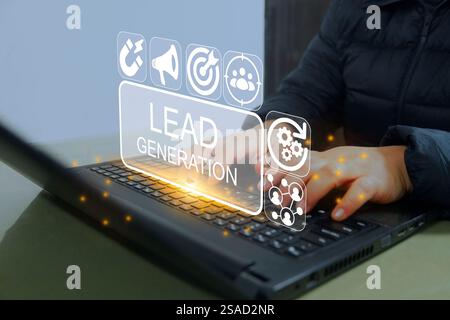 SOFTWARE inscription on the virtual screen. It Technology concept Stock ...